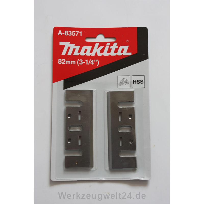 Makita Hobelmesser HSS 82mm 1100, 1902, N1923B Art. 793004-6 = A-8357 Makita Hobelmesser HSS 82mm 1100, 1902, N1923B Art. 793004-6 = A-8357