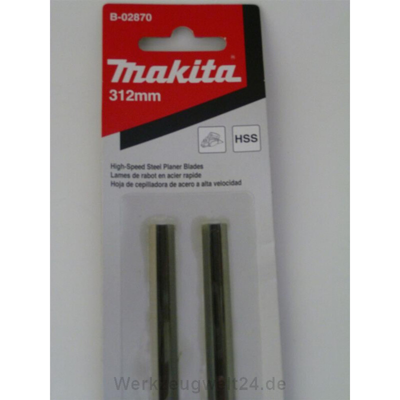 Makita Wendemesser, Hobelmesser HSS 312mm - B-02870 Makita Wendemesser, Hobelmesser HSS 312mm - B-02870